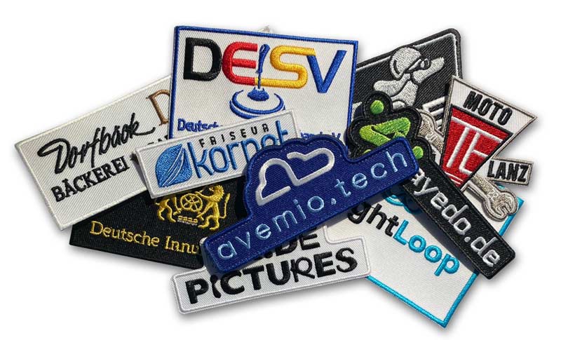 Gestickte Aufnäher? Patches? Abzeichen? - Wir machen das!